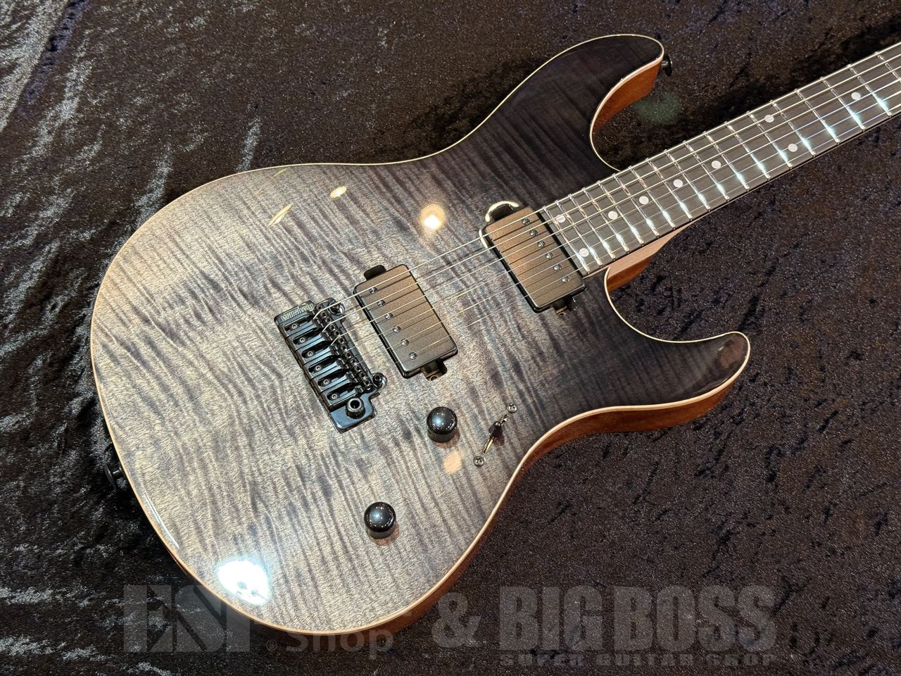 Black Smoker Futura-S HH 4A Flame Maple Top , Fiji Mahogany Back【Stem ...
