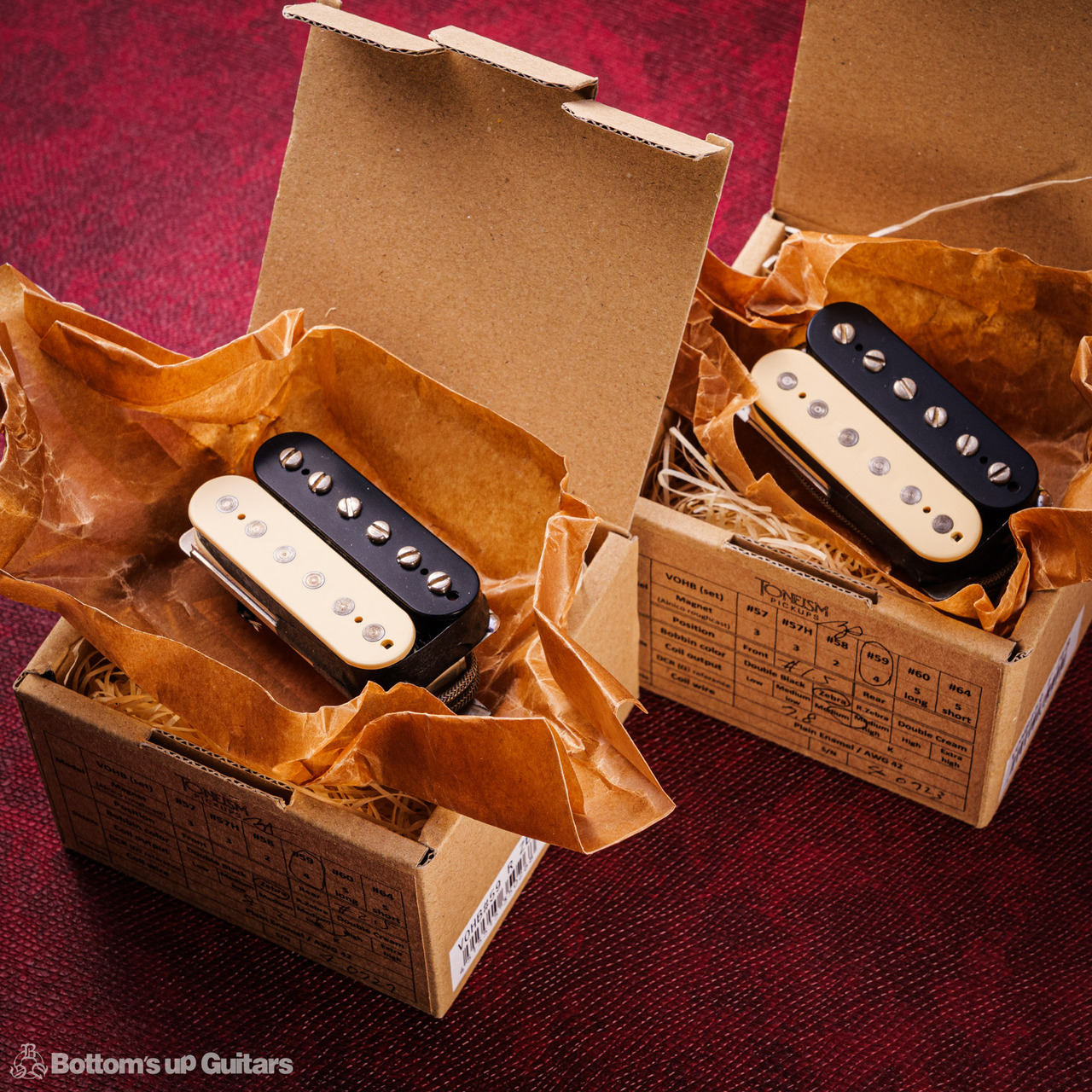 Toneism Pickups VOHB#59 (ゼブラ) 【フロント & リアセット】（新品/送料無料）【楽器検索デジマート】