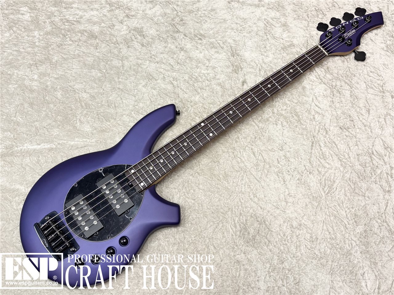 Sterling by MUSIC MAN BONGO 5 / Firemist Purple Satin（新品/送料無料）【楽器検索デジマート】