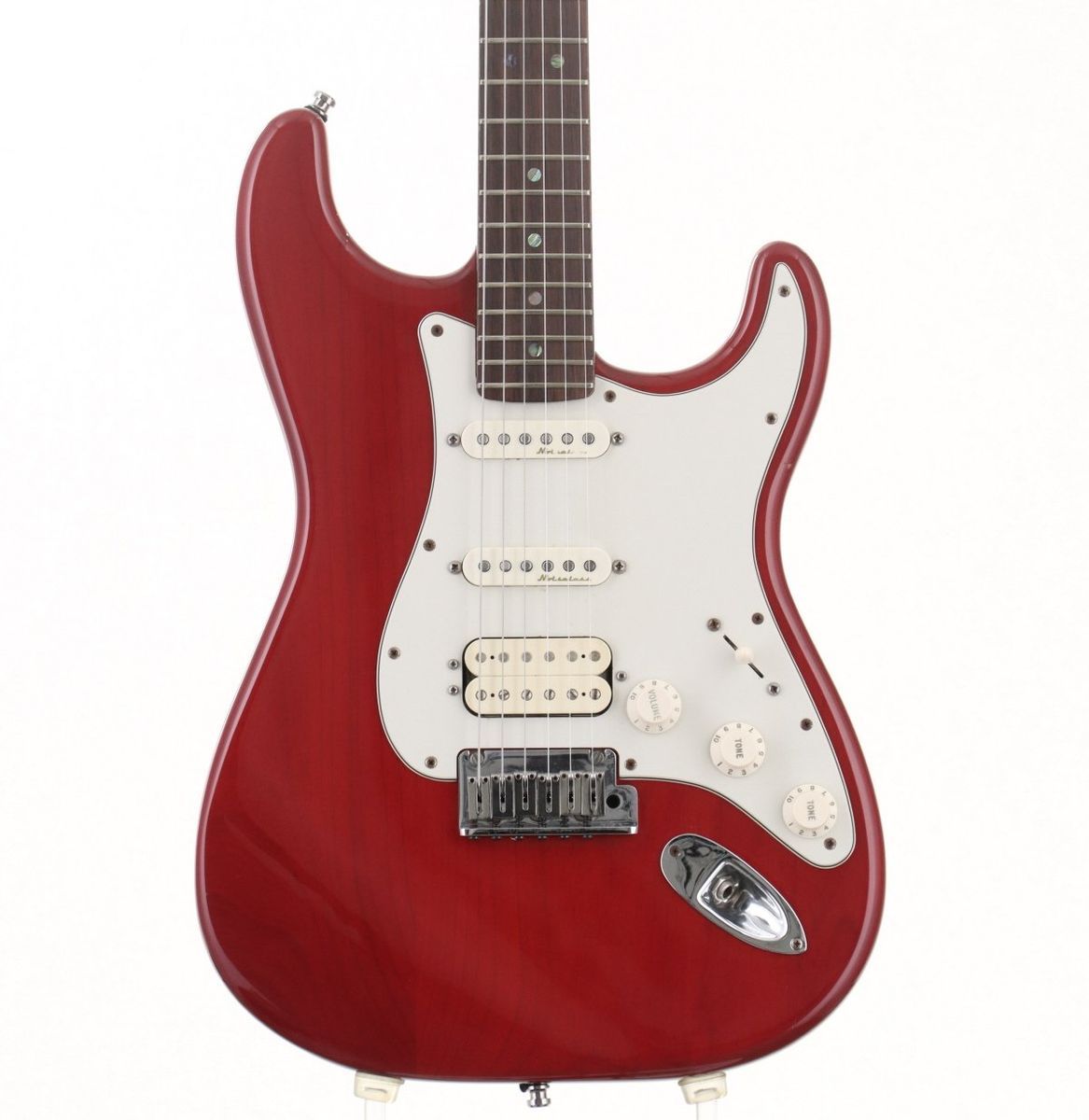 Fender 1999 American Deluxe Fat Stratocaster Alder Crimson Red ...