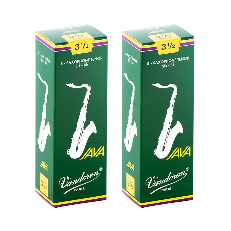 VANDOREN 【2個セット】《硬さ：3-1/2》テナーサックス用リード バンドレン JAVA (ジャバ)（新品）【楽器検索デジマート】