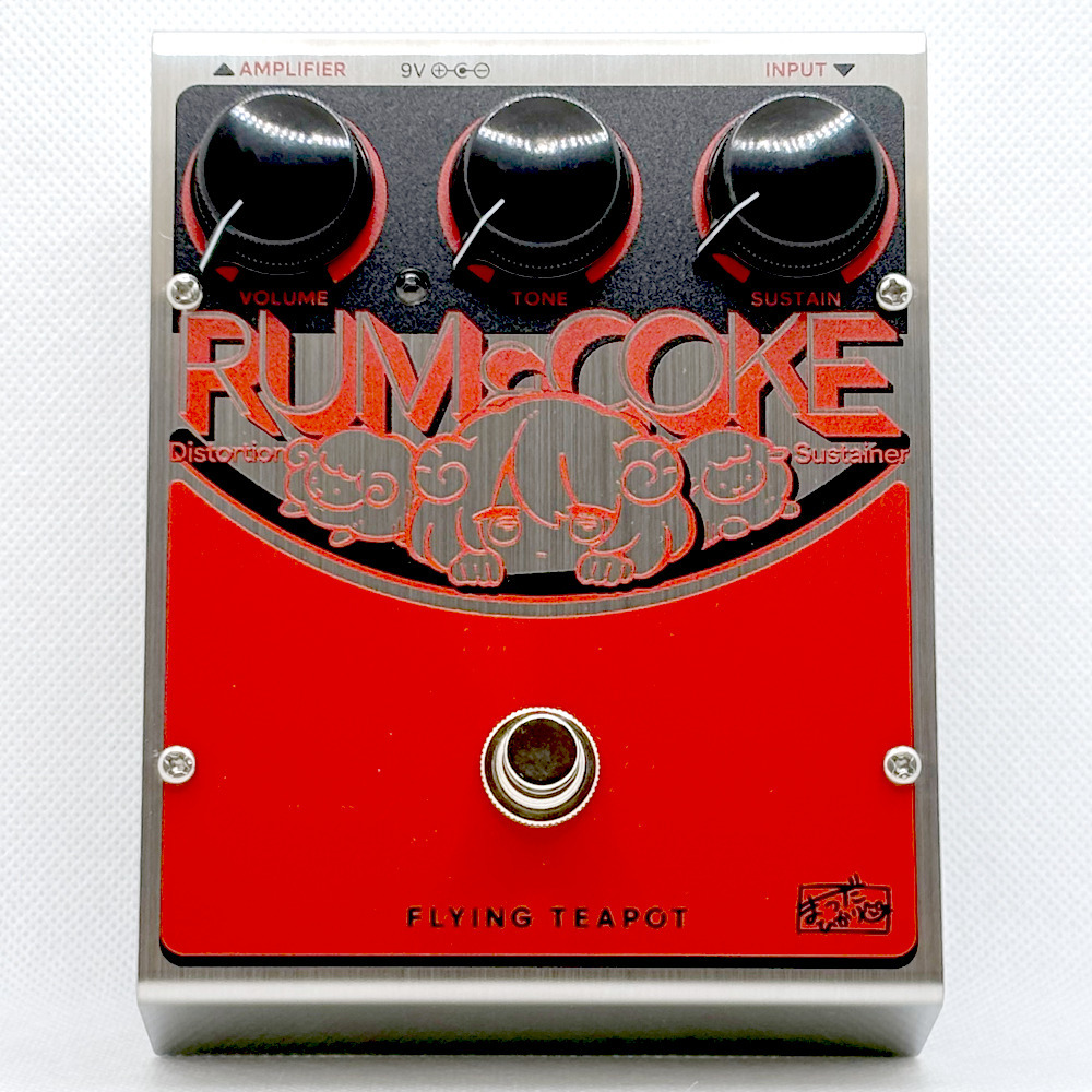 flying teapot Rum and Coke RED コンパクトエフェクター／マフ系ファズペダル（新品/送料無料）【楽器検索デジマート】