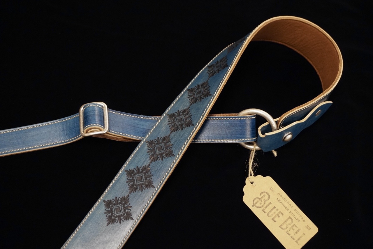 Blue Bell Straps 1970 Abraxas Leather Blue BB6130【同梱可能】（新品/送料無料）【楽器検索デジマート】