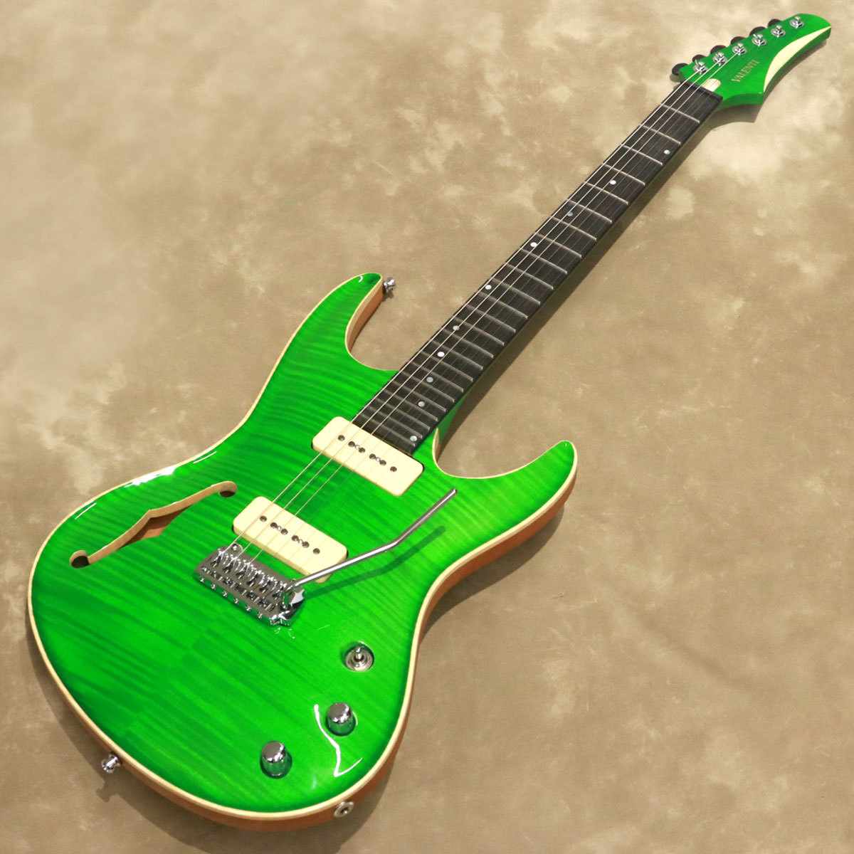 Valenti Guitars Nebula Carved Semihollow, Green（新品/送料無料）【楽器検索デジマート】