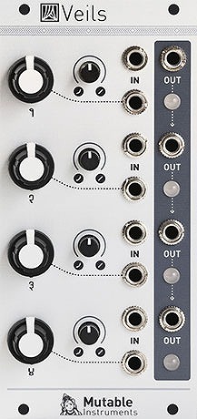 Mutable Instruments Veils クアッドVCA（新品）【楽器検索デジマート】