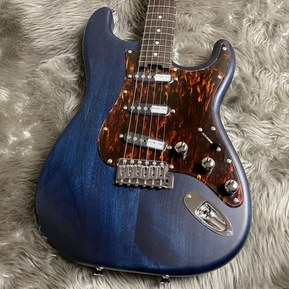 SCHECTER PS-S-ST-AL/PBT/R(Pacific Blue Tint) 【現物画像】（B級特価/送料無料）【楽器検索デジマート】