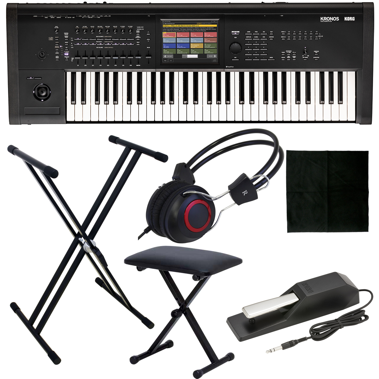 KORG KRONOS3-61 即納可能!KRONOS3-61 シンプル演奏セット!【ローン分割手数料0%(24回まで)対象商品!】（新品特価/送料無料）【楽器検索デジマート】