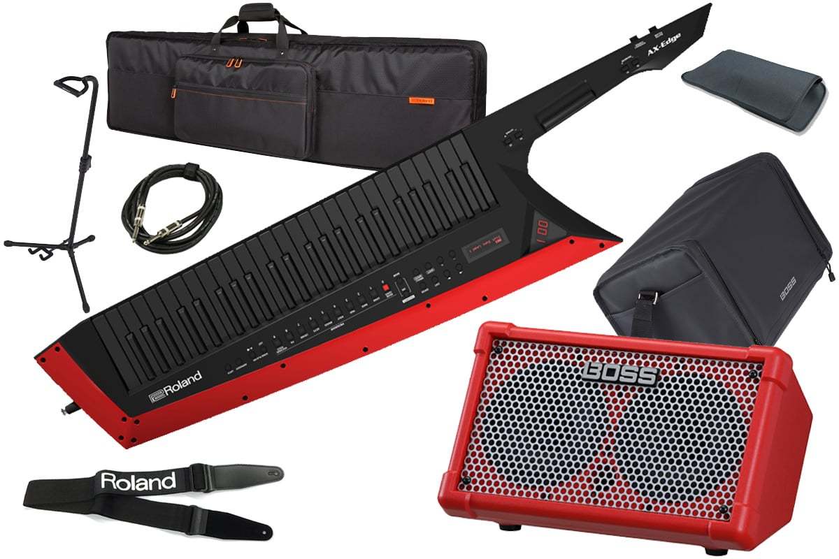 Roland AX-EDGE-B [CUBE Street II Red + アクセサリーセット！] 49鍵盤キーター【WEBSHOP】（新品 ...