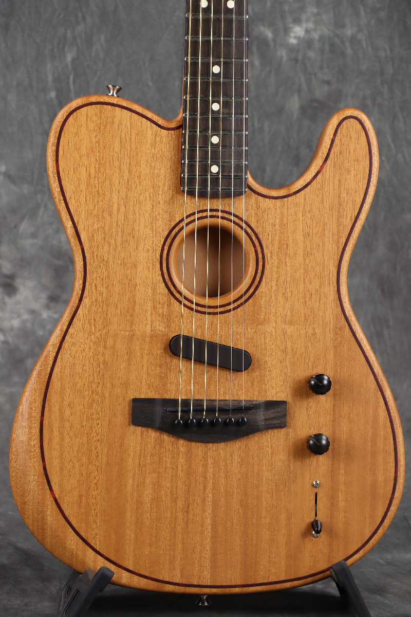 Fender American Acoustasonic Telecaster All-Mahogany Ebony Fingerboard ...