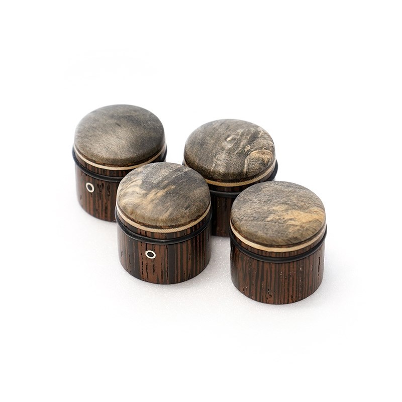 MAYONES Wooden knob - Buckeye Burl 2 (青灰色)（新品）【楽器検索デジマート】