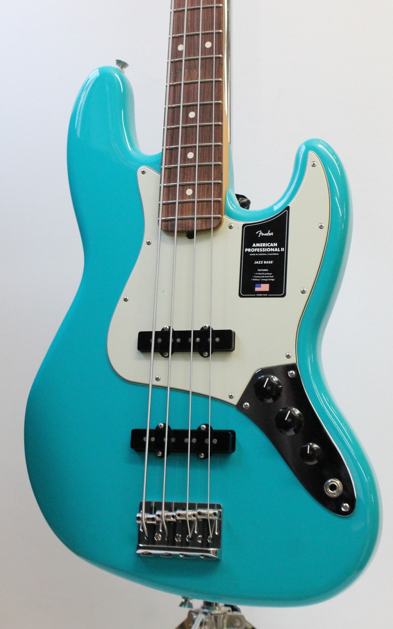 Fender American Professional II Jazz Bass / Miami Blue / 3.92kg（B級特価/送料無料）【楽器検索デジマート】