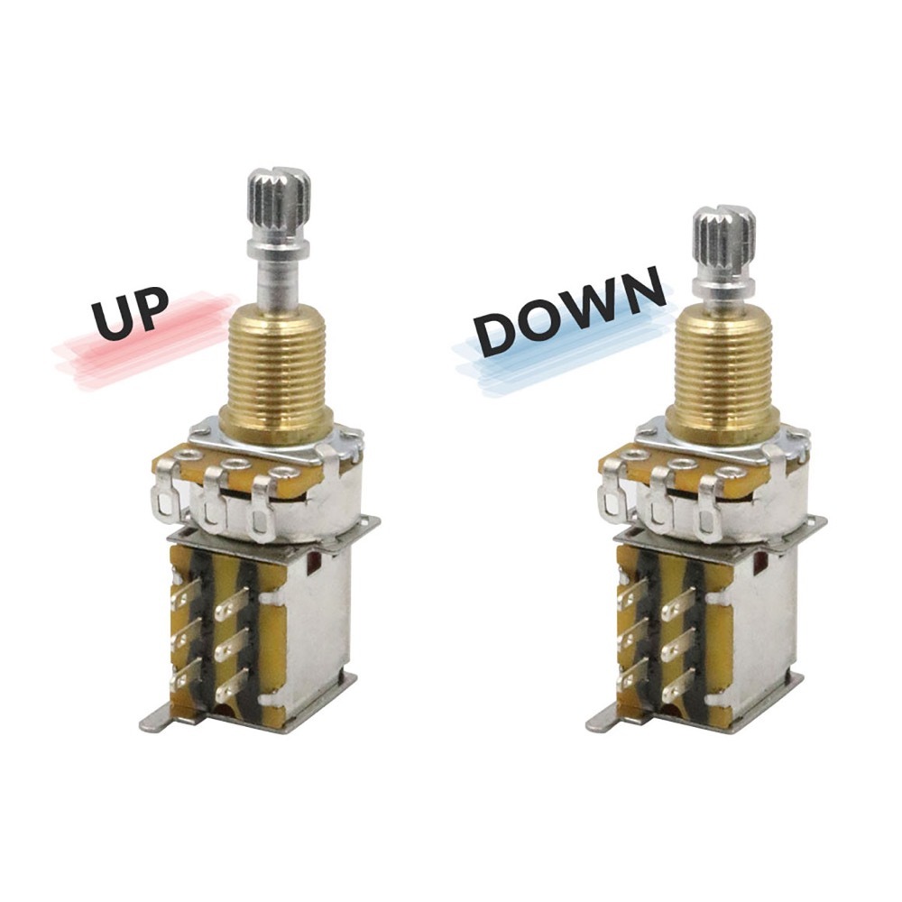 SCUD PU-PUSH-500A 500KΩ Aカーブ ミリサイズ プッシュ-プッシュ ポット（新品）【楽器検索デジマート】