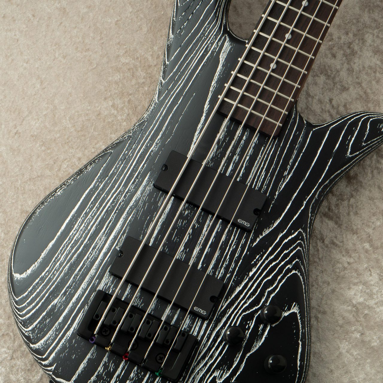 Spector Japan Exclusive NS PULSE 5 Satin EX-LTD -Black w/White Fill-（新品 ...