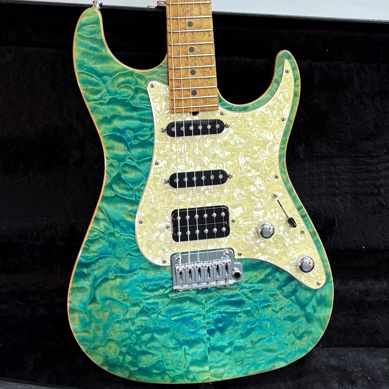 Suhr Custom Standard Quilt -Bahama Blue- 2011USED!!【3.4Kg】【ハイエンドフロア】【金利 ...