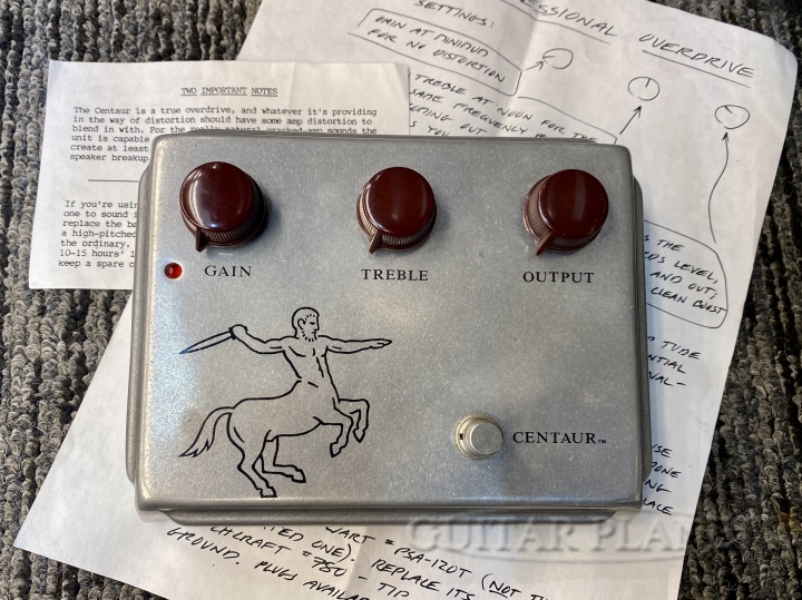KLON 1996 Centaur Professional Overdrive -Silver Horsie , Long Tail ...