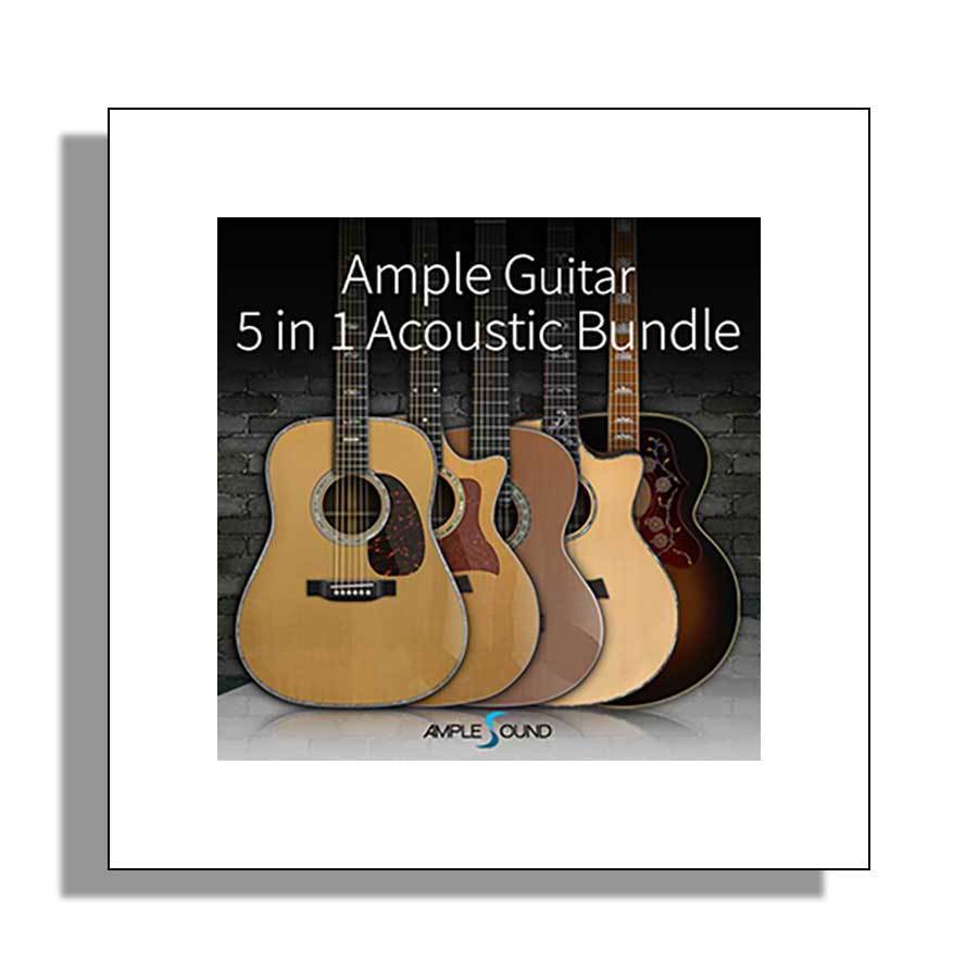 AMPLE SOUND AMPLE GUITAR 5 in 1 ACOUSTIC BUNDLE アコースティックギター音源 バンドル [メール ...
