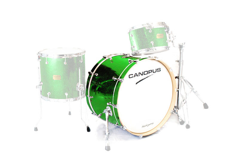 canopus CANOPUS Mahogany 15x22 BD Green Spkl. Wrap（新品/送料無料）【楽器検索デジマート】