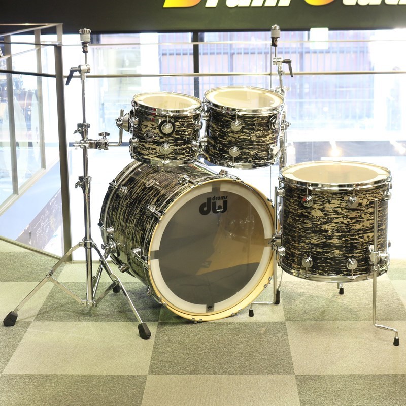 dw Collector's Pure Maple 4pc Drum Kit [BD22，FT16，TT12&10 / Black Oyster Glass FinishPly]（新品/送料 ...