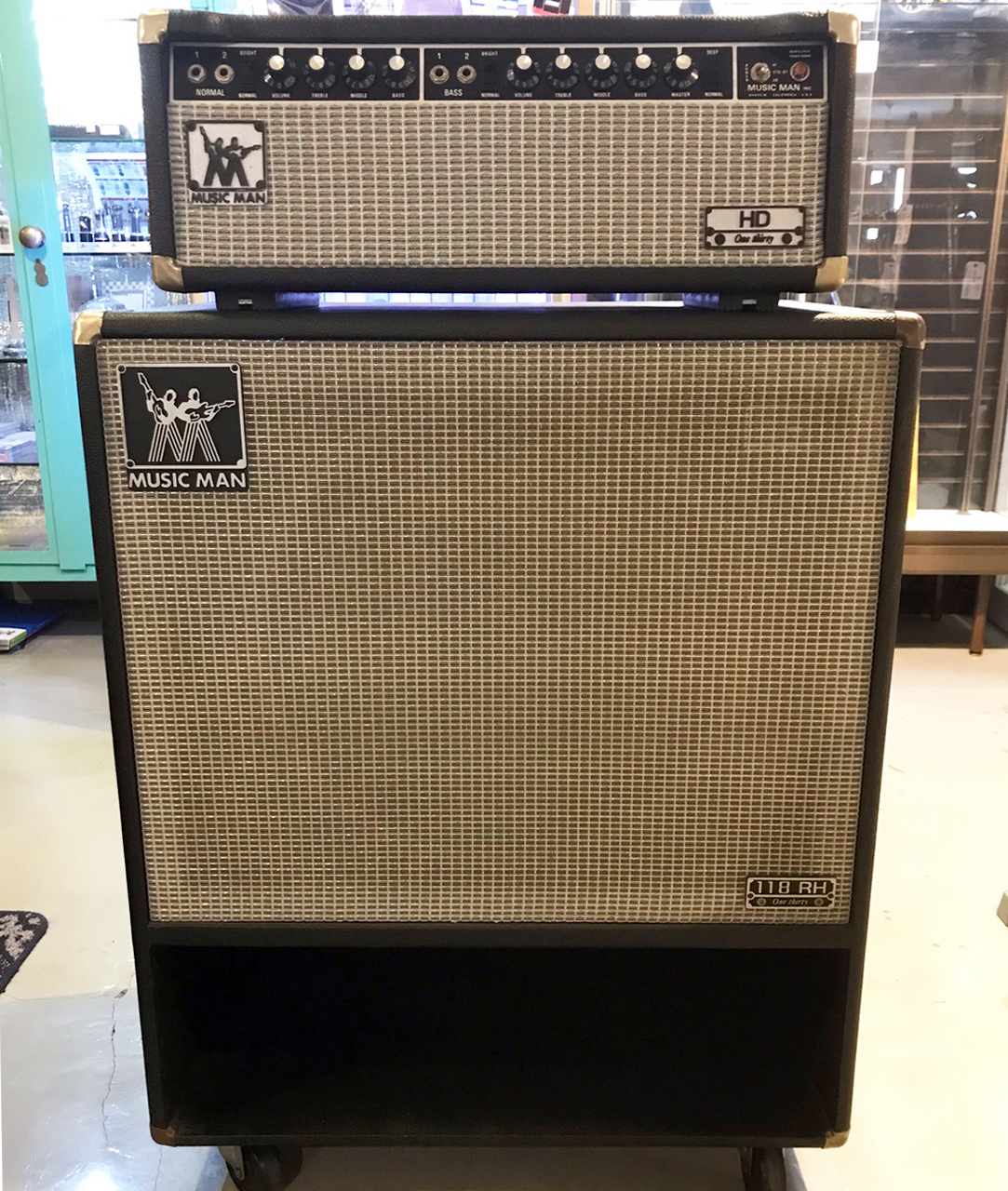 MUSIC MAN HD130 + 118RH-130EVM（ビンテージ）【楽器検索デジマート】