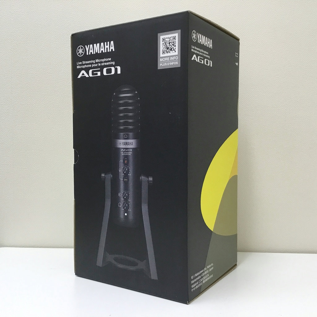 YAMAHA AG01 BK (Live Streaming USB Microphone)（新品/送料無料）【楽器検索デジマート】