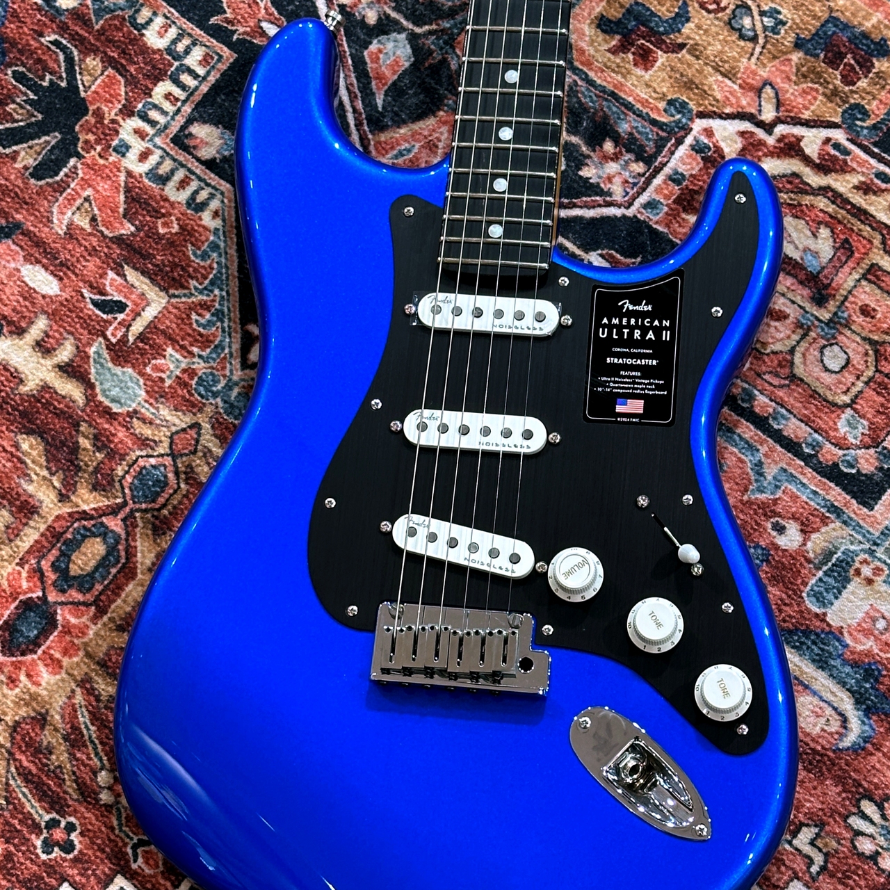 Fender American Ultra II Stratocaster Noble Blue / Ebony【特価】（新品特価/送料無料 ...