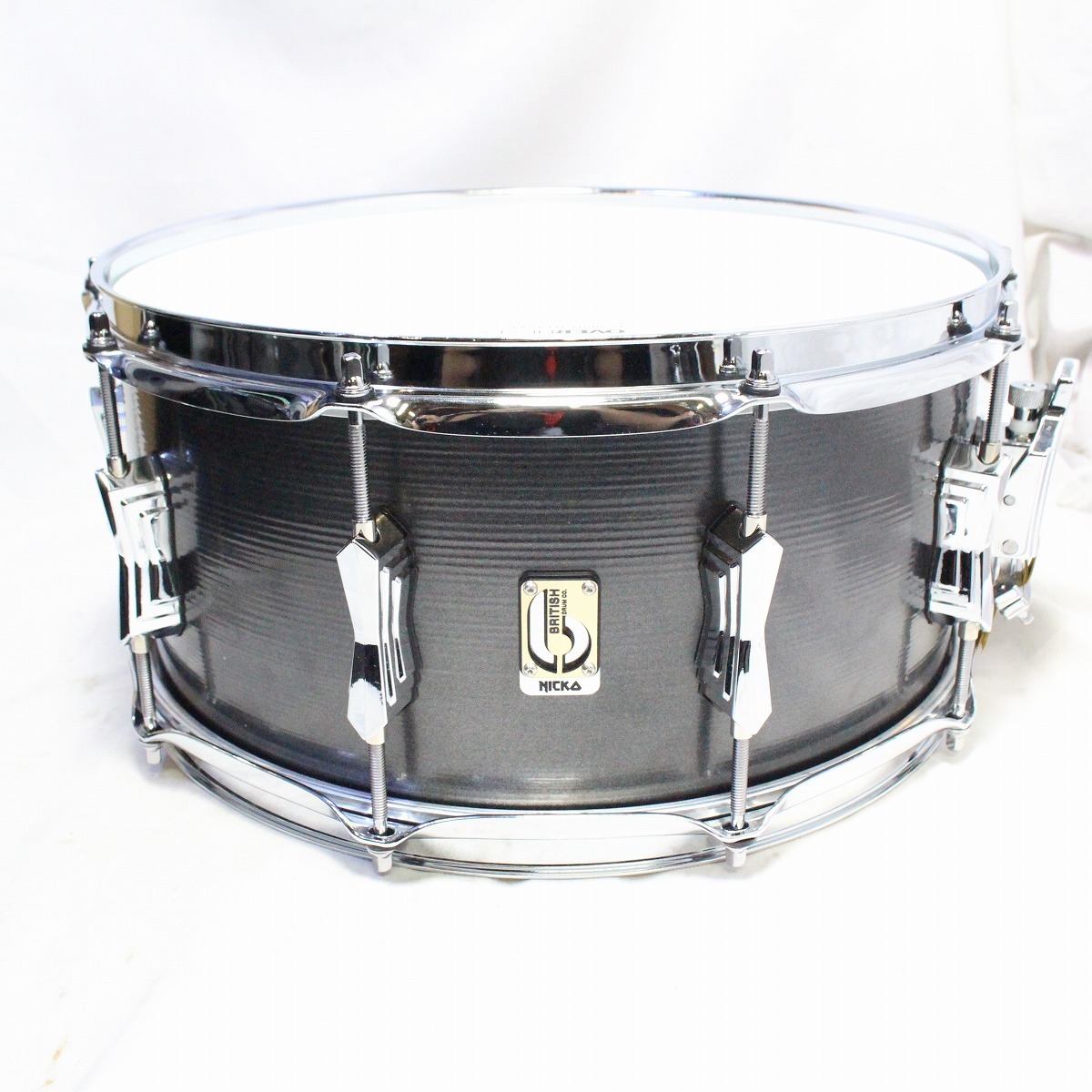 British Drum Co. TALISMAN 2mm Steel Shell 14x6.5 Snare Drum ニコ・マクブレイン ...