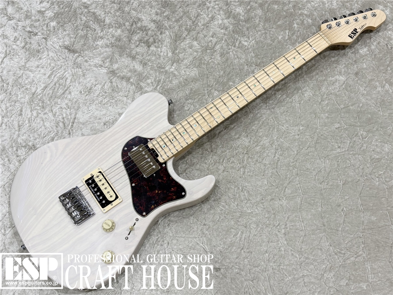 ESP TB SOLID-AS / See Thru White（新品/送料無料）【楽器検索デジマート】