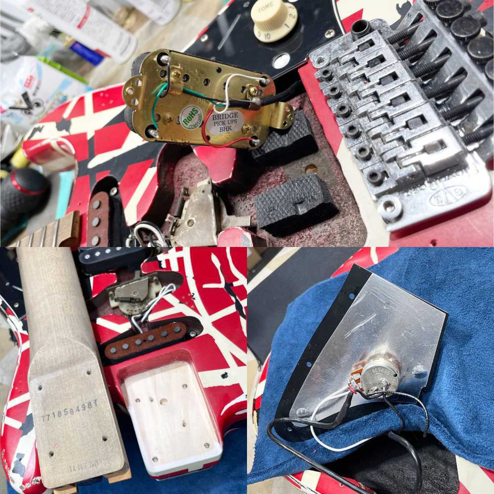 EVH 【中古】 エレキギター EVH Striped Series Frankenstein Frankie Red with Black ...