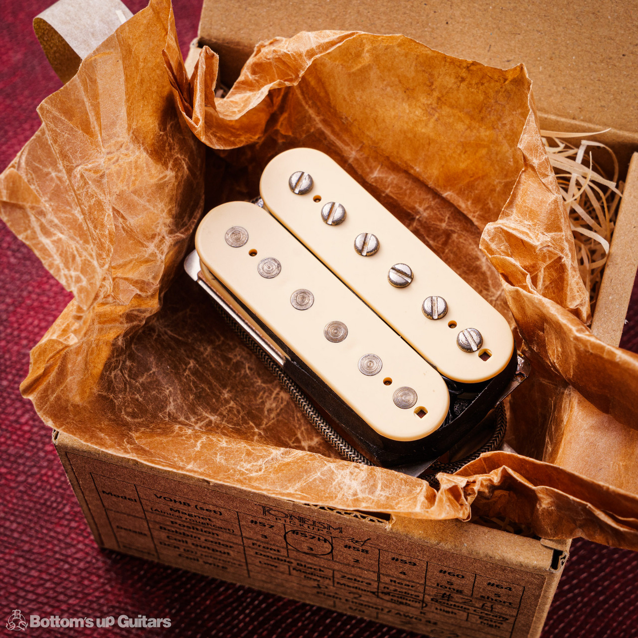 Toneism Pickups VOHB#57H SET (ダブルクリーム)【フロント & リアセット】（新品/送料無料）【楽器検索デジマート】