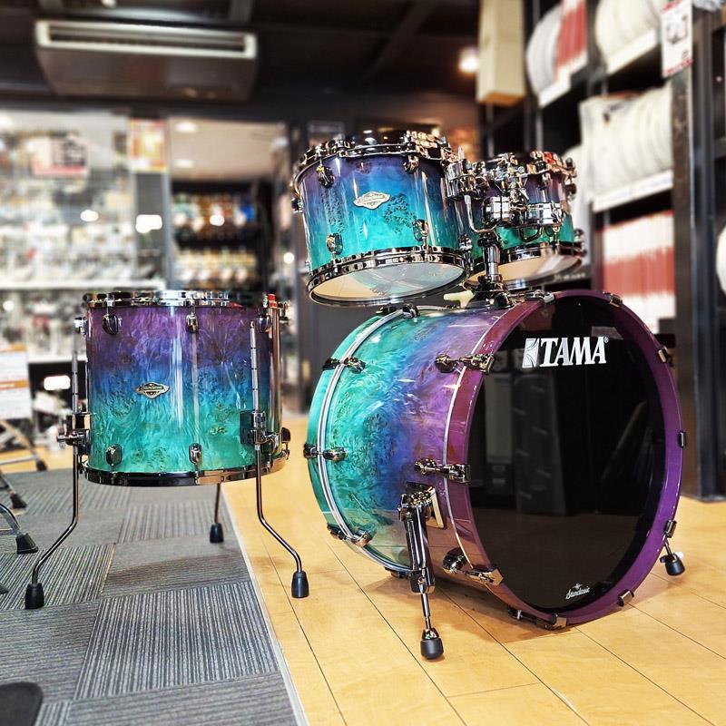 Tama 【LIMITED MODEL】STARCLASSIC Walnut/Birch 4pcs Kit -Mappa Burl Outer ...