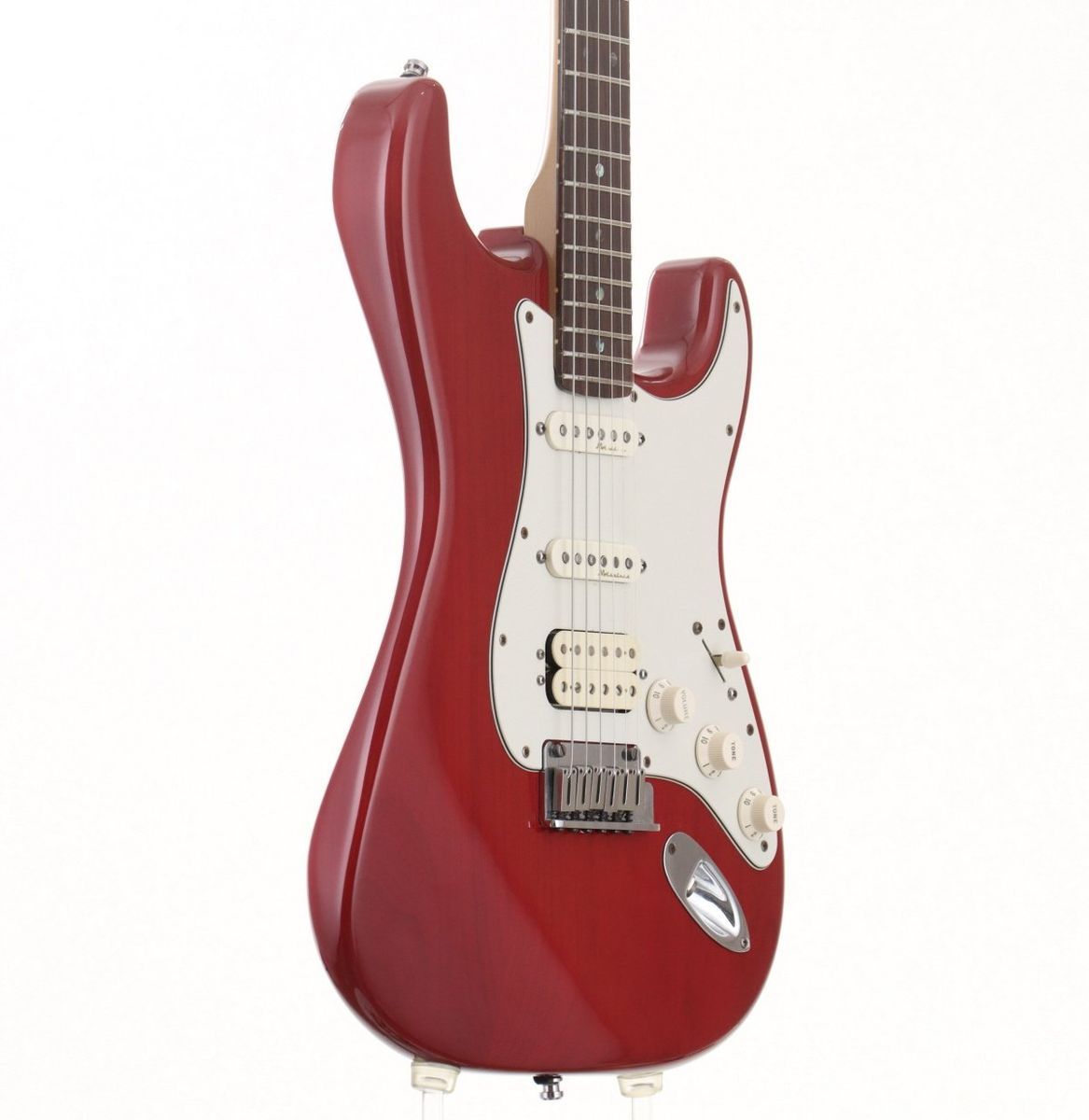 Fender 1999 American Deluxe Fat Stratocaster Alder Crimson Red ...