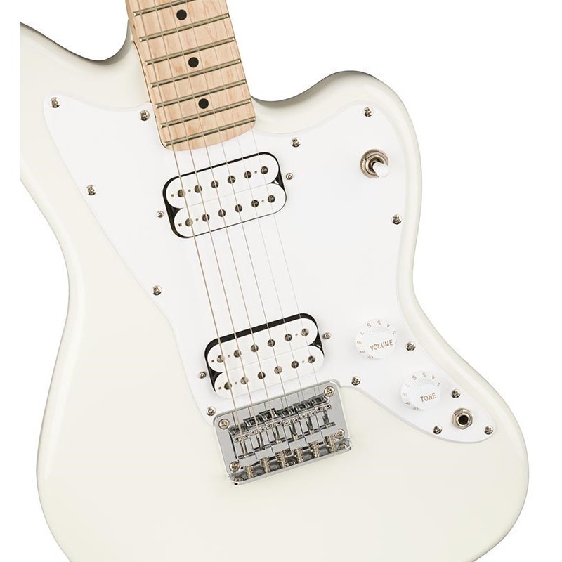Squier by Fender Mini Jazzmaster HH (Olympic White /Maple Fingerboard ...